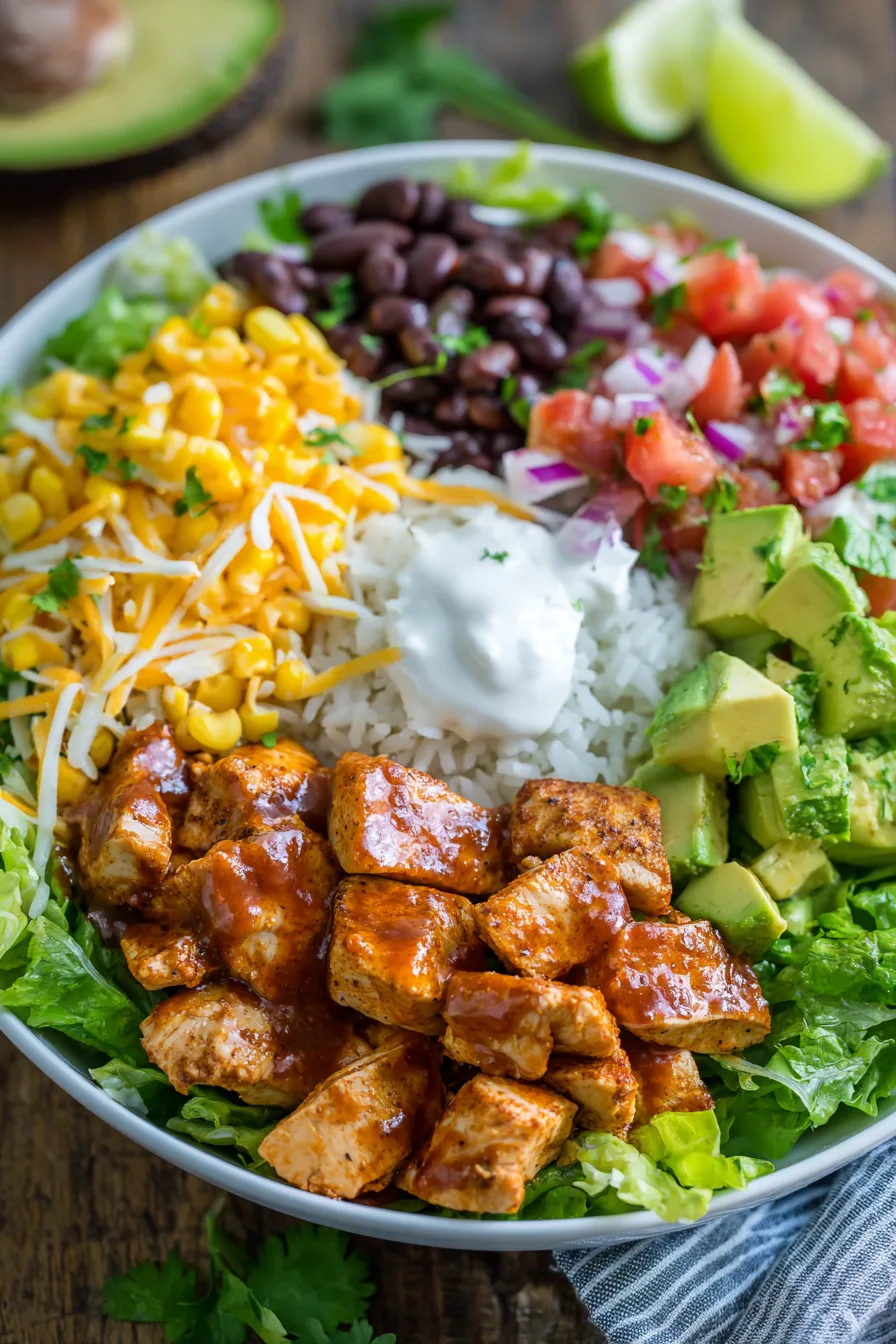 Easy Chicken Burrito Bowls (Healthy 35-Minute Meal!)
